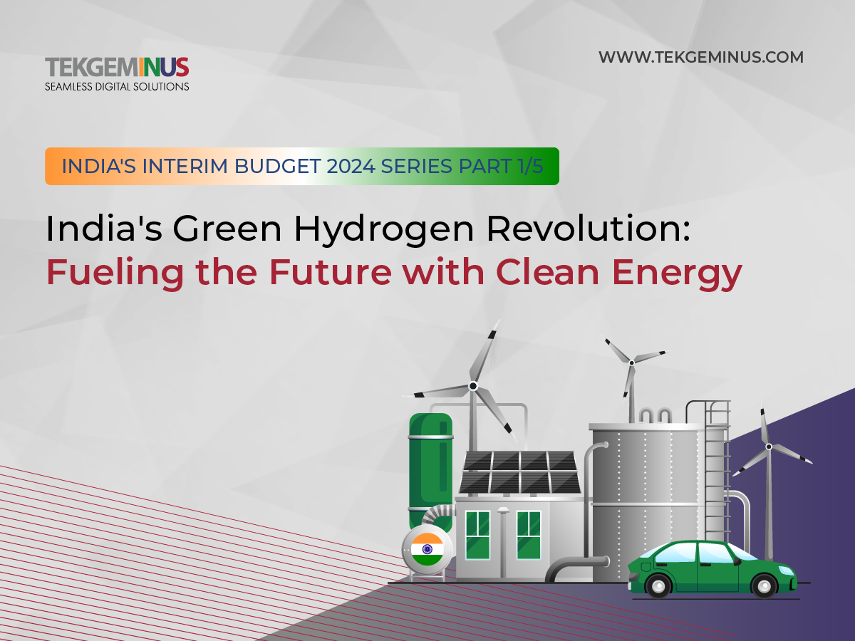 India's Green Hydrogen Revolution: Fueling the Future with Clean Energy - Tekgeminus - One ...